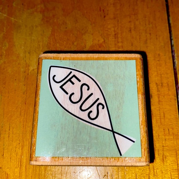 Design | Jesus Rubber Stamp New | Poshmark